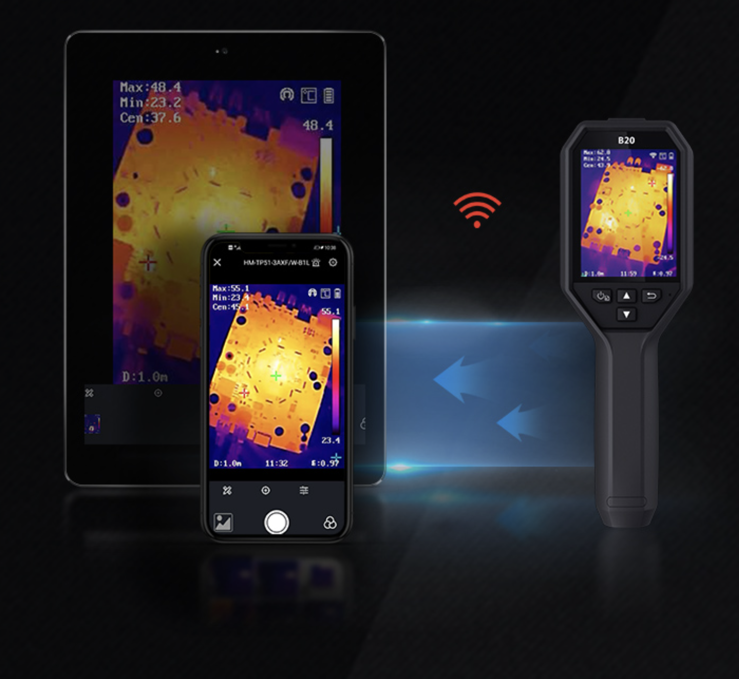 HIKMICRO B21L (HM-TP52-3AQF/W-B21L) тепловізор, ІЧ 256×192,