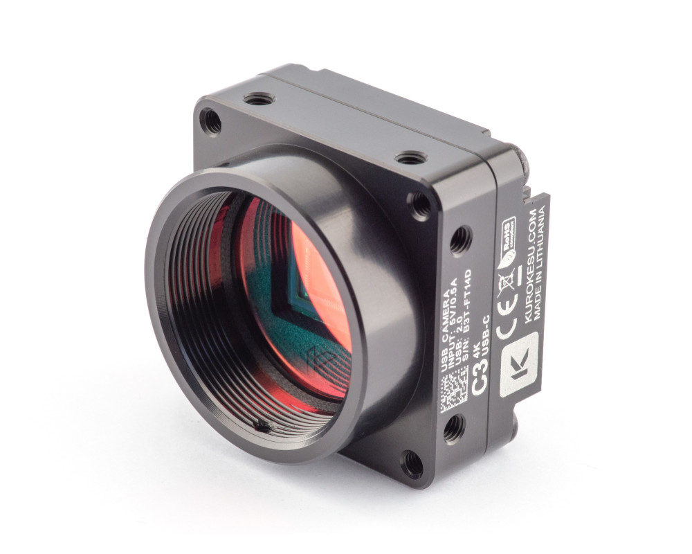 Kurokesu C3_4K USB камера кольорова CMOS, 8MP, 1.45мкм, Sony IMX415 ...